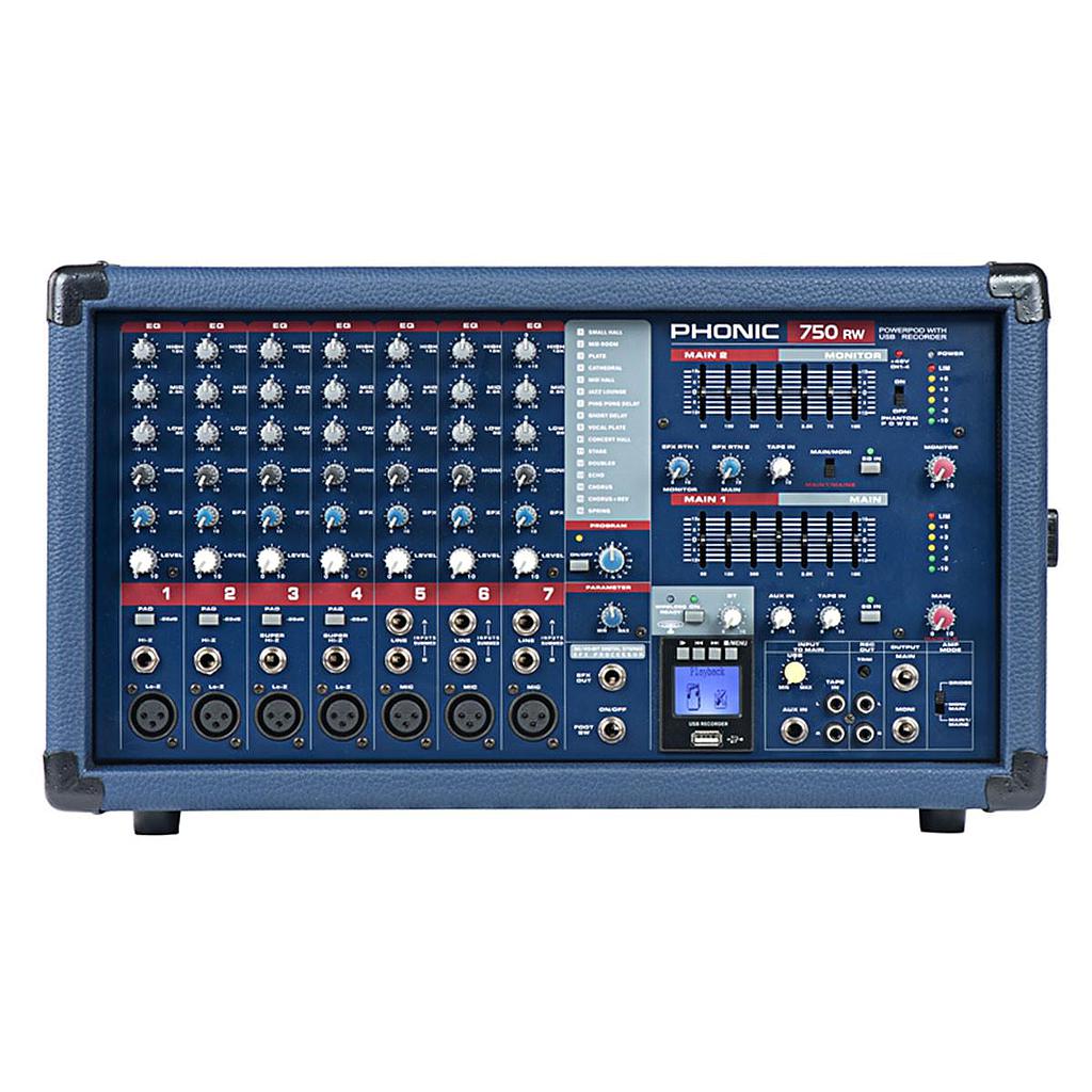 Phonic - Sistema de Audio de 2 x 250W, USB, Bluetooth y bafles de 15 ...